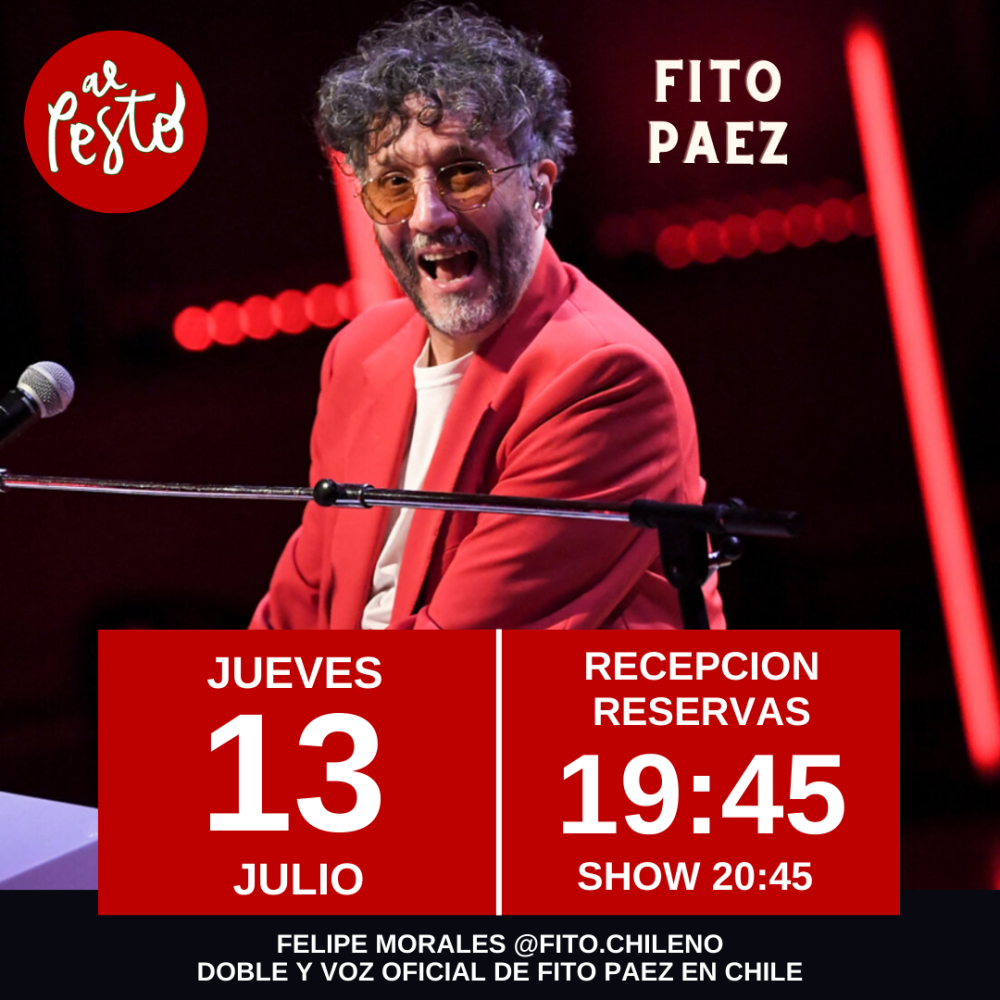 FITO PAEZ – Al Pesto Restaurante